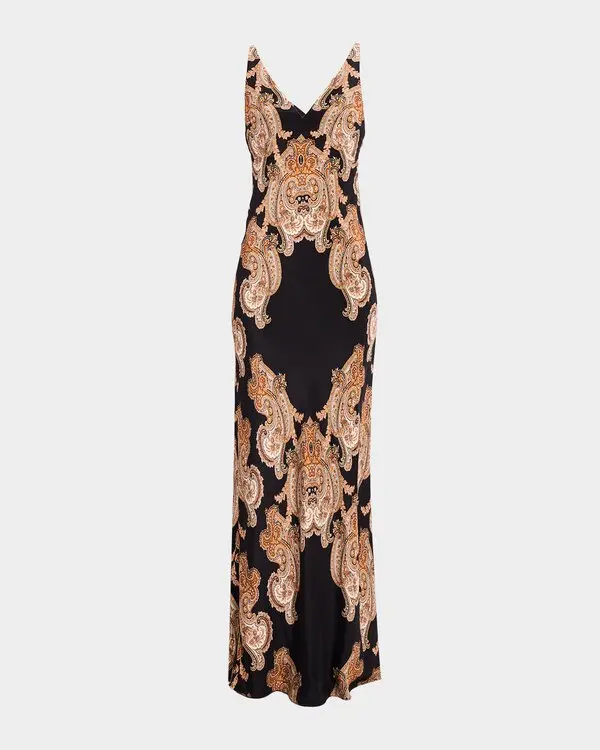 Veronica Beard Donelle Paisley Maxi Dress