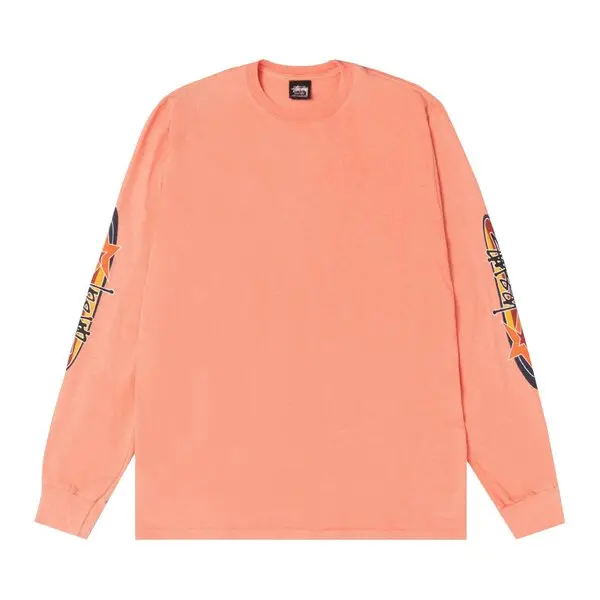 StÜssy Two Star Long-sleeve Tee - Orange