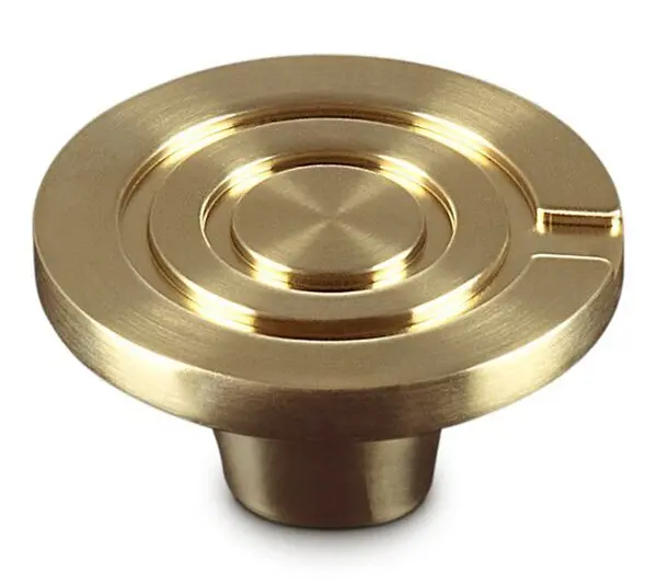 LE CREUSET Crucible Knob 45m, Light Gold - One-color