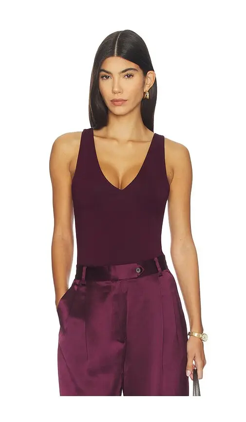SANS FAFF Plunge V Bodysuit