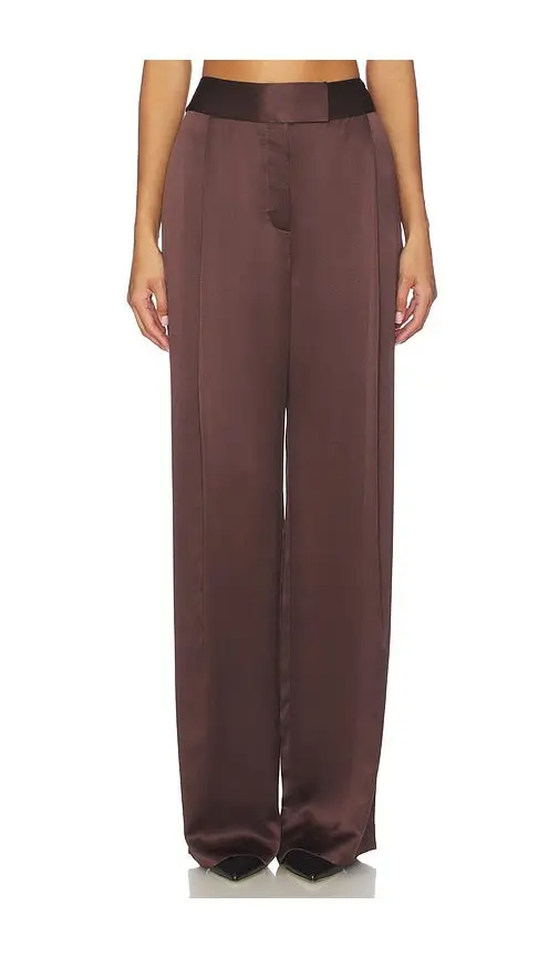 THE SEI Relaxed Trouser - Cocoa