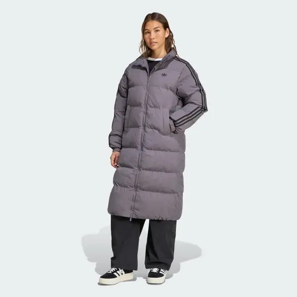 Adidas Adicolor Long Synthetic Fill Puffer Coat