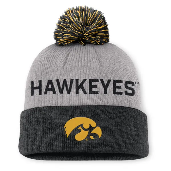 Nike Iowa Primetime Peak College Cuffed Pom Beanie