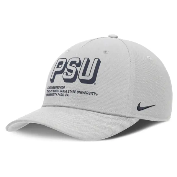 Nike Penn State On-field Primetime Rise College Adjustable Hat - Grey