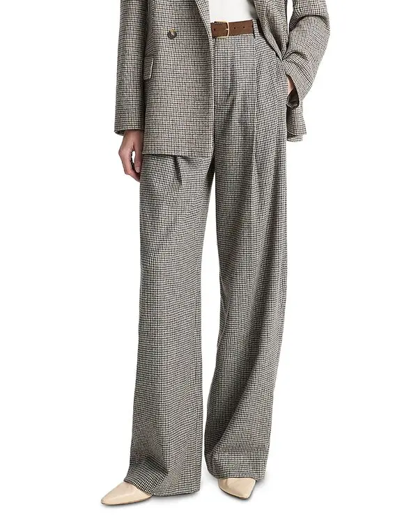 Vince High Rise Wool Blend Pants