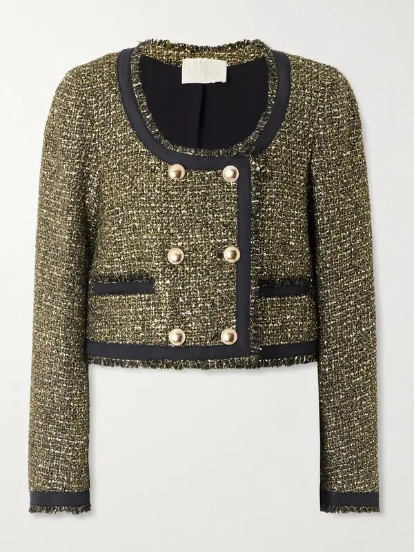 Ulla Johnson Anisa Double-breasted Tweed Jacket