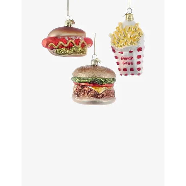 SELFRIDGES EDIT Fast Food Christmas Decoration Assortment