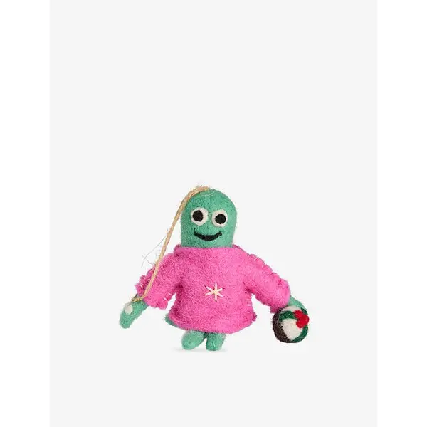 SELFRIDGES EDIT Timmy Tentaclaus Octopus Wool-felt Christmas Decoration 11.5cm
