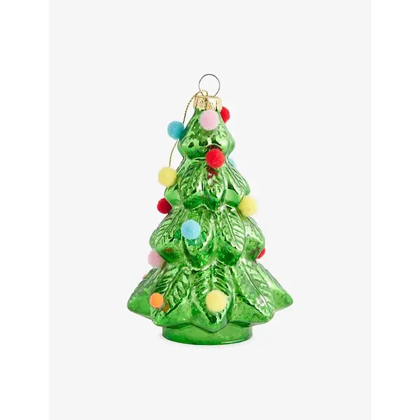SELFRIDGES EDIT Christmas Tree Glass Christmas Decoration