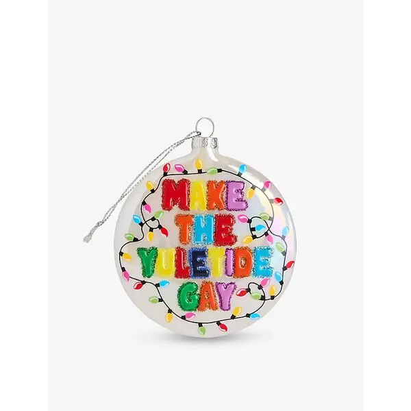 SELFRIDGES EDIT Make The Yuletide Glass Christmas Decoration