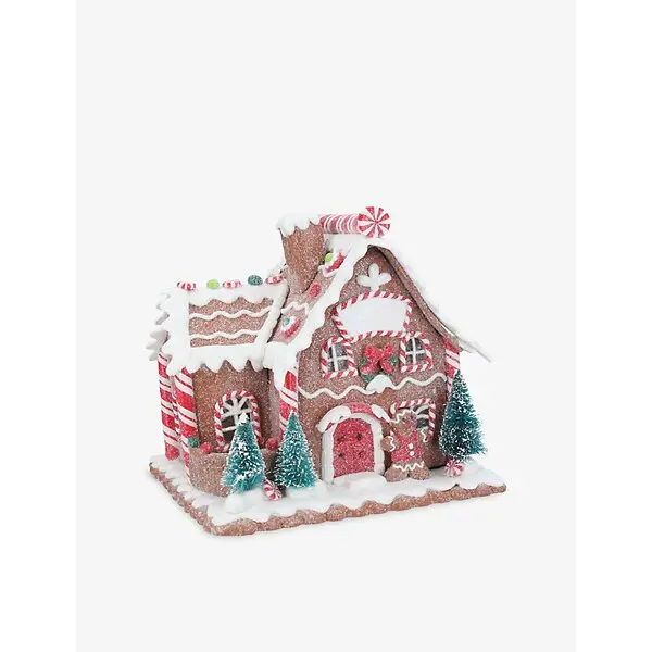 SELFRIDGES EDIT Light-up Gingerbread House Christmas Decoration
