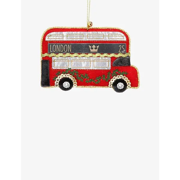 SELFRIDGES EDIT London Bus Christmas Decoration