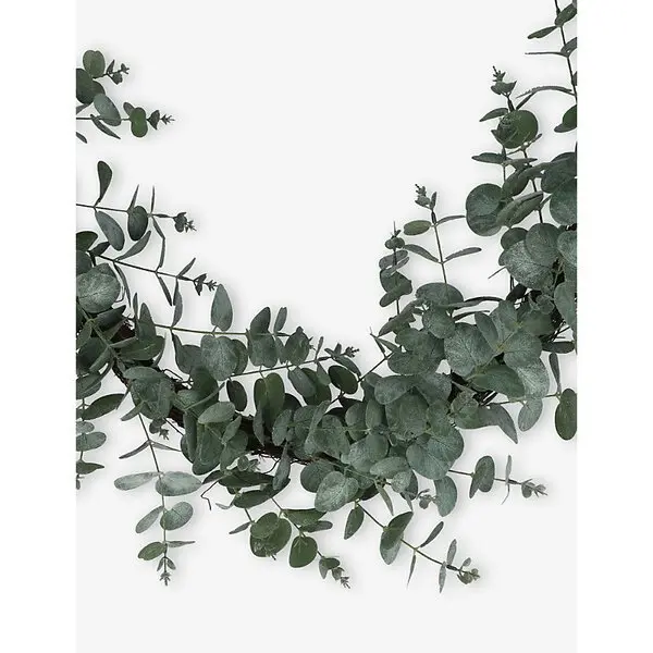 SELFRIDGES EDIT Eucalyptus Glitter Artificial Christmas Garland