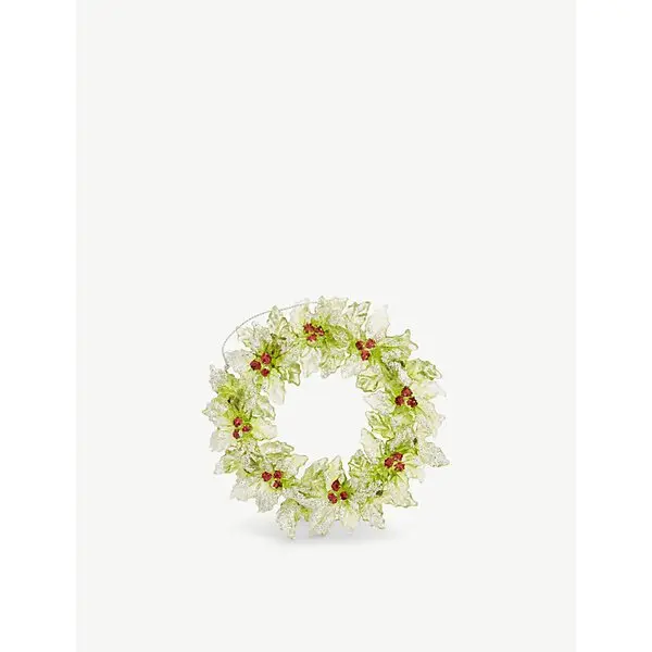 SELFRIDGES EDIT Holly Wreath Decoration