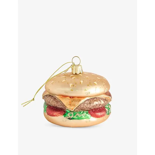SELFRIDGES EDIT Hamburger Glass Christmas Decoration