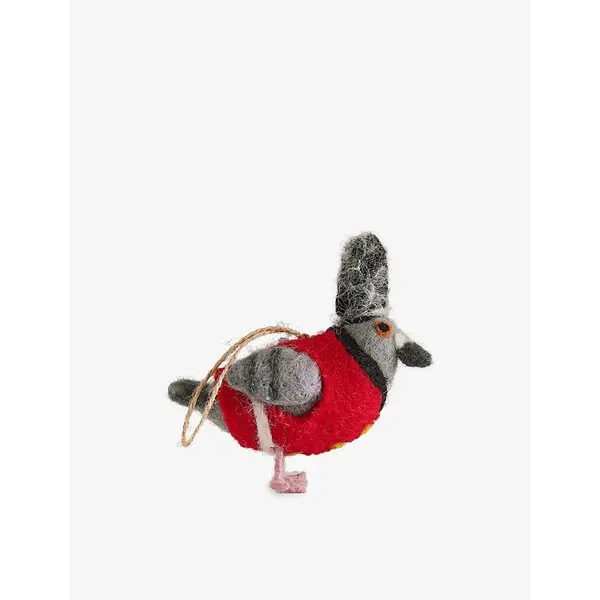 SELFRIDGES EDIT Beefeater Pigeon Wool Christmas Decoration