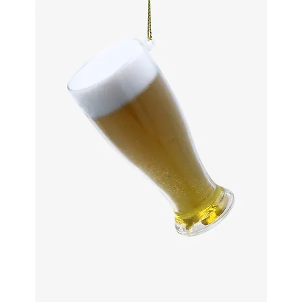 SELFRIDGES EDIT Bar Pint Of Beer Glass Christmas Decoration 9cm