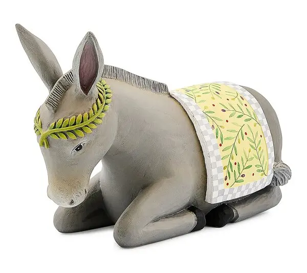 MACKENZIE-CHILDS Nativity Donkey Display Figure