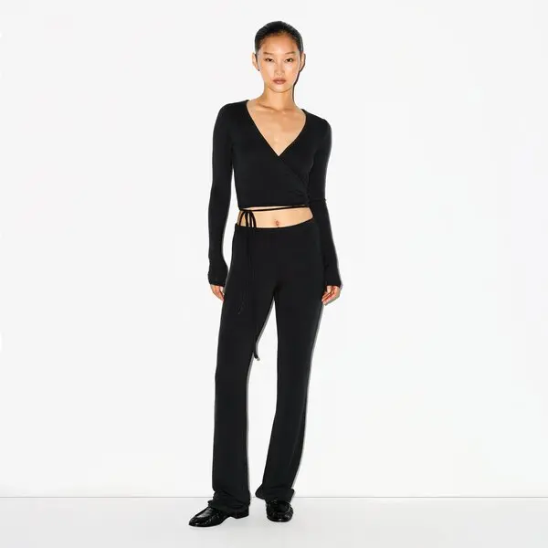 SKIMS Lightweight Modal Straight Leg Pant - Onyx