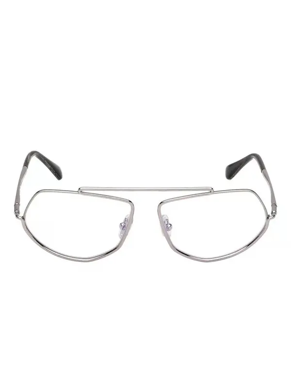 Max Mara Geometric-frame Eyeglasses - Silver