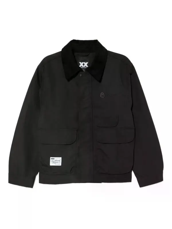 FINGERCROXX Logo-embroidered Jacket - Black