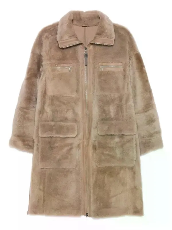 Brunello Cucinelli Full-zip Fur Coat