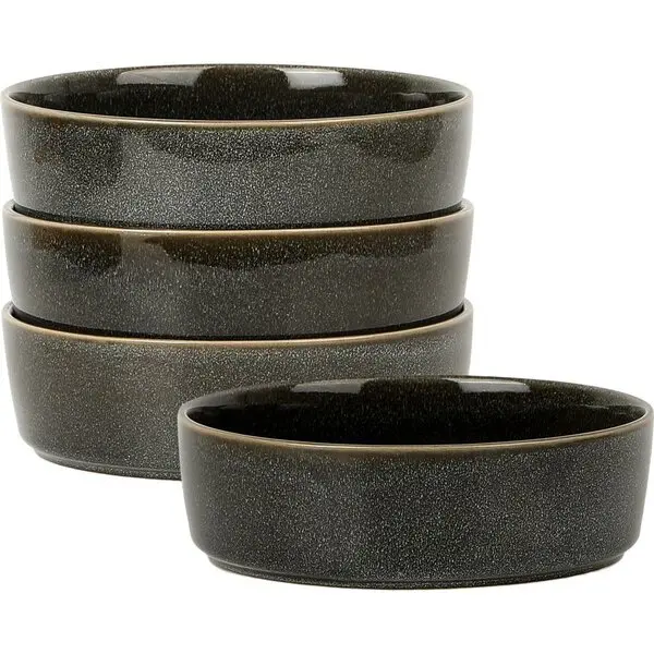 STONE + LAIN Eden Stoneware 4-piece Pasta Bowl Set