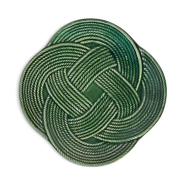 JULISKA Le Panier Mystic Knot Dessert Salad Plate - Basil