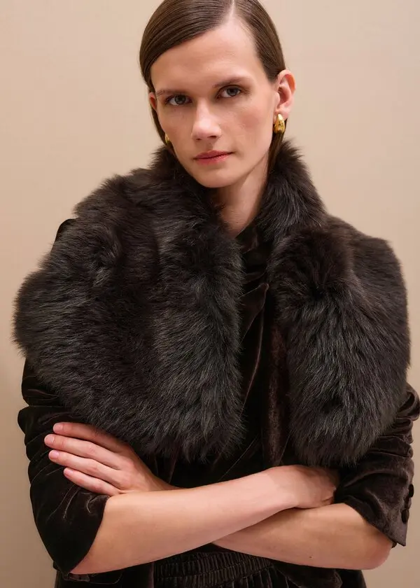 ME+EM Shearling Collar