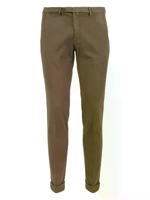 BRIGLIA 1949 Cuffed Trousers - Brown