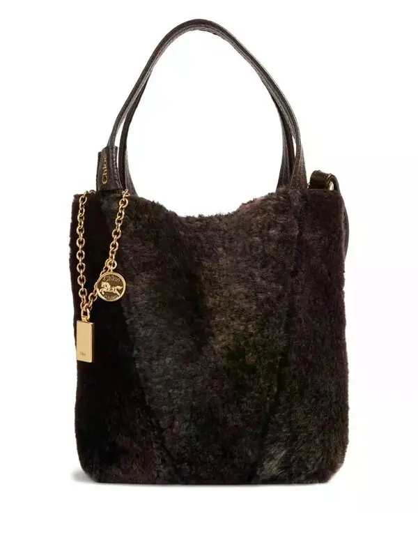 Chloé Spin Shearling Tote Bag