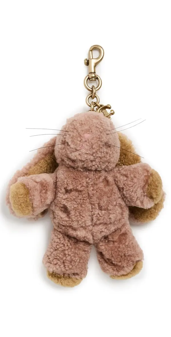 Coach Runway Shearling Bunny Bag Charm