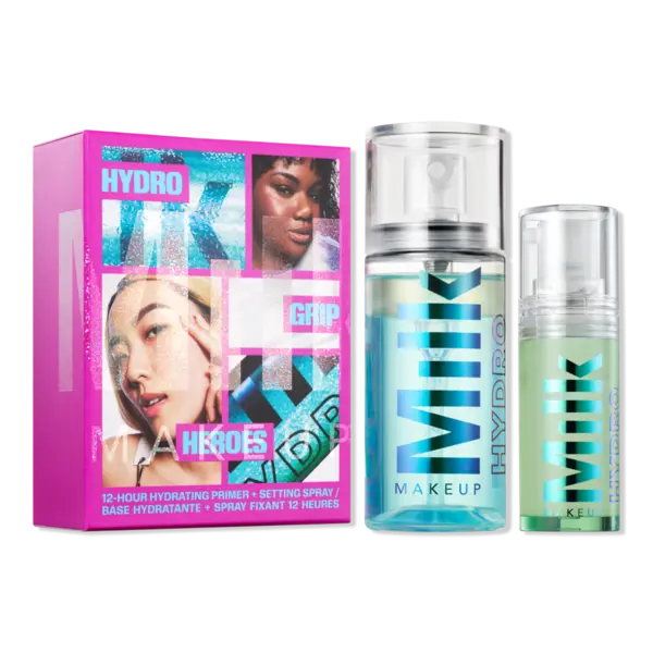 MILK MAKEUP Hydro Grip Heroes Mini Makeup Primer & Setting Spray Duo