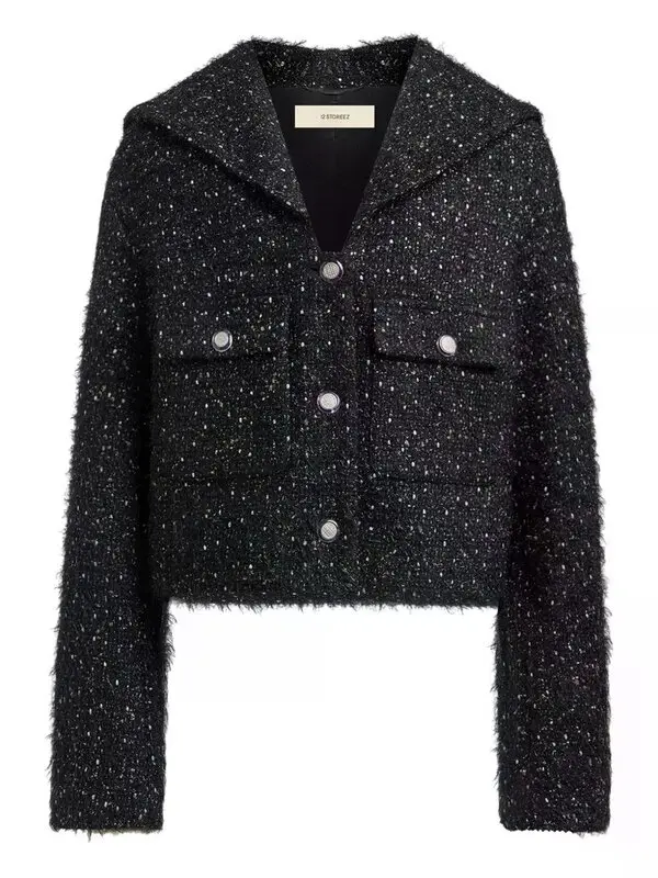 12 STOREEZ Tweed Blazer