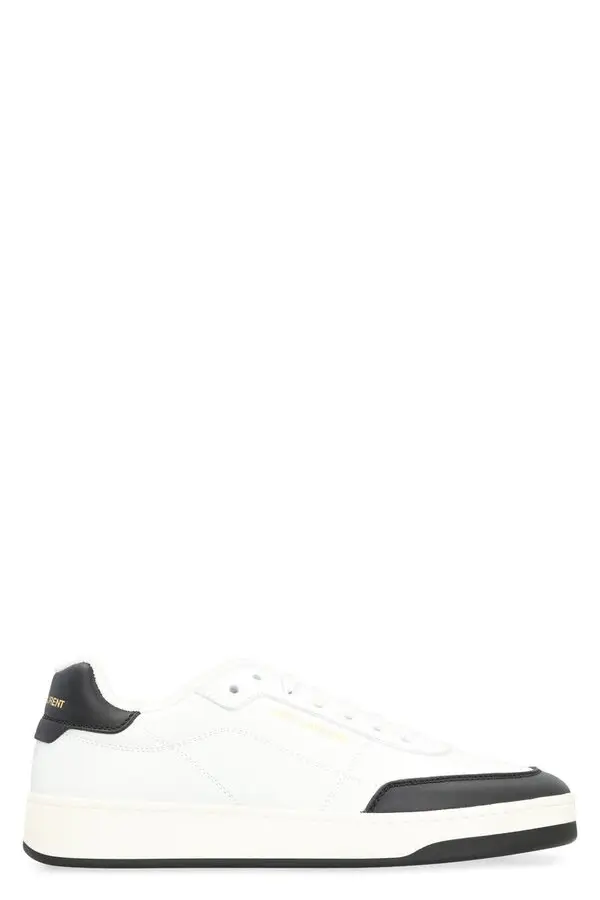 Saint Laurent Sl/61 Leather Low-top Sneakers