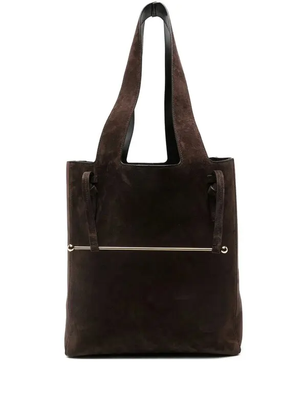 Strathberry Melody Tote Suede - Brown