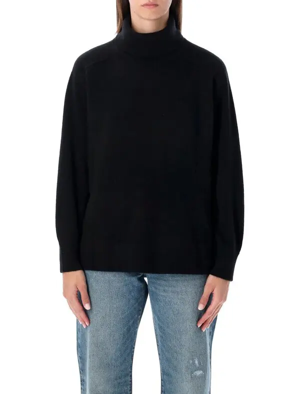 American Vintage Raxow Turtleneck Jumper - Black