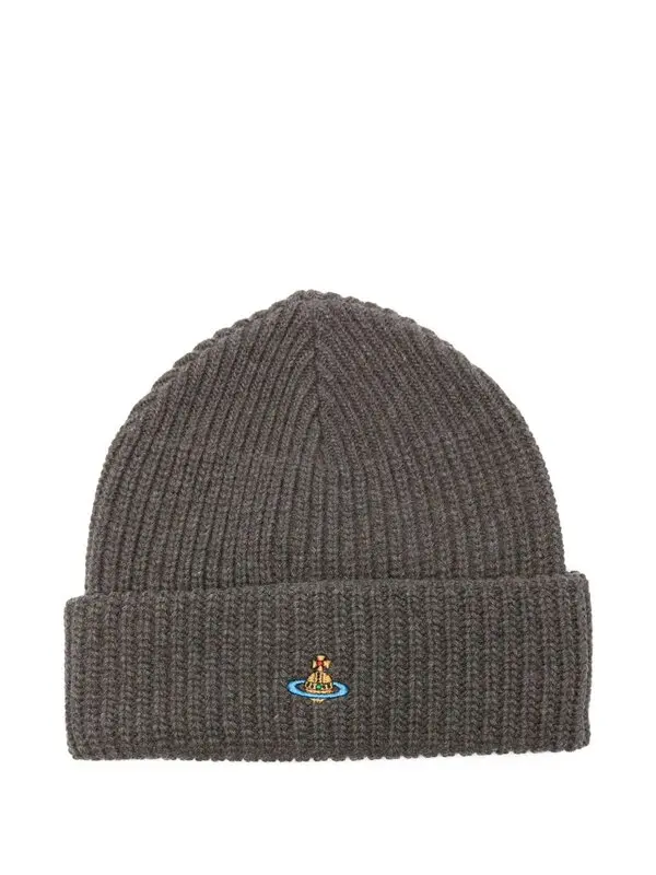 VIVIENNE WESTWOOD Sporty Beanie - P401 Grey
