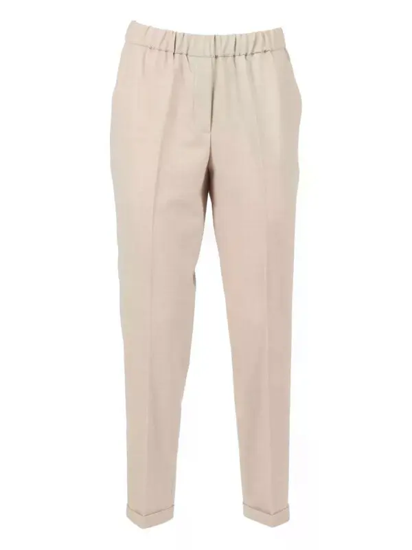 Antonelli Firenze Elasticated-waist Trousers - Neutrals