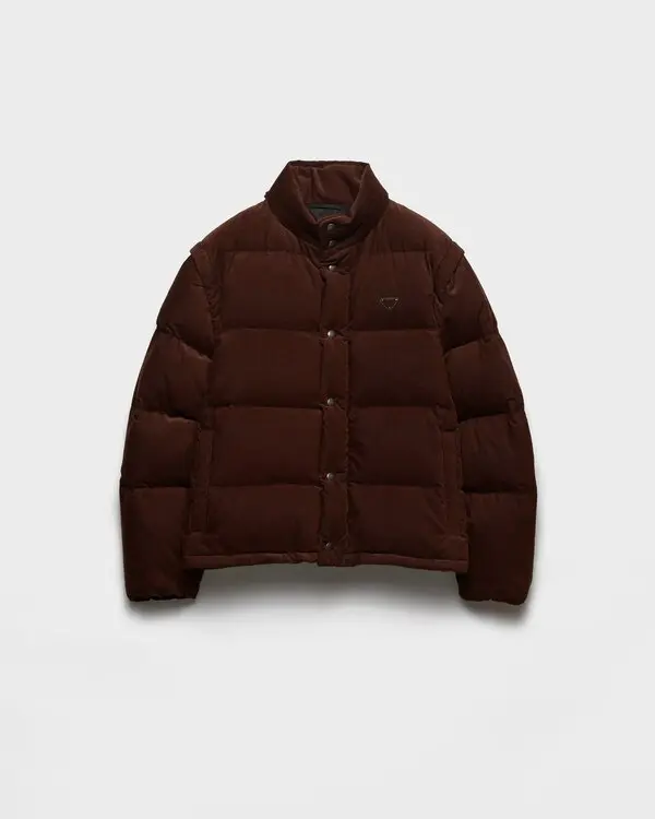 Prada Medium-weight Corduroy Down Jacket
