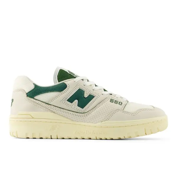 NEW BALANCE 550 - Permafrost With Dark Alpine Green