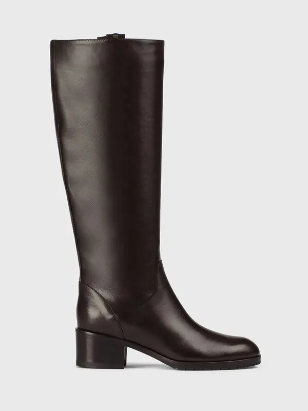 DOUCAL'S Knee High Boots - Mahogany