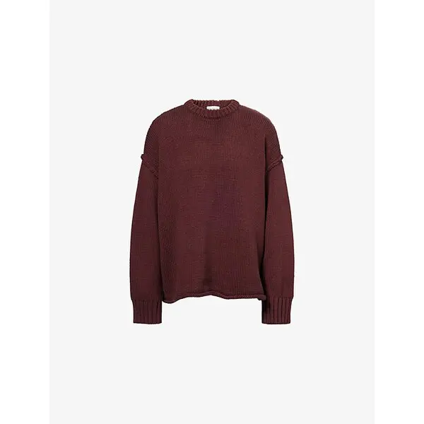 Dissh Roy Longline Cotton And Wool Jumper