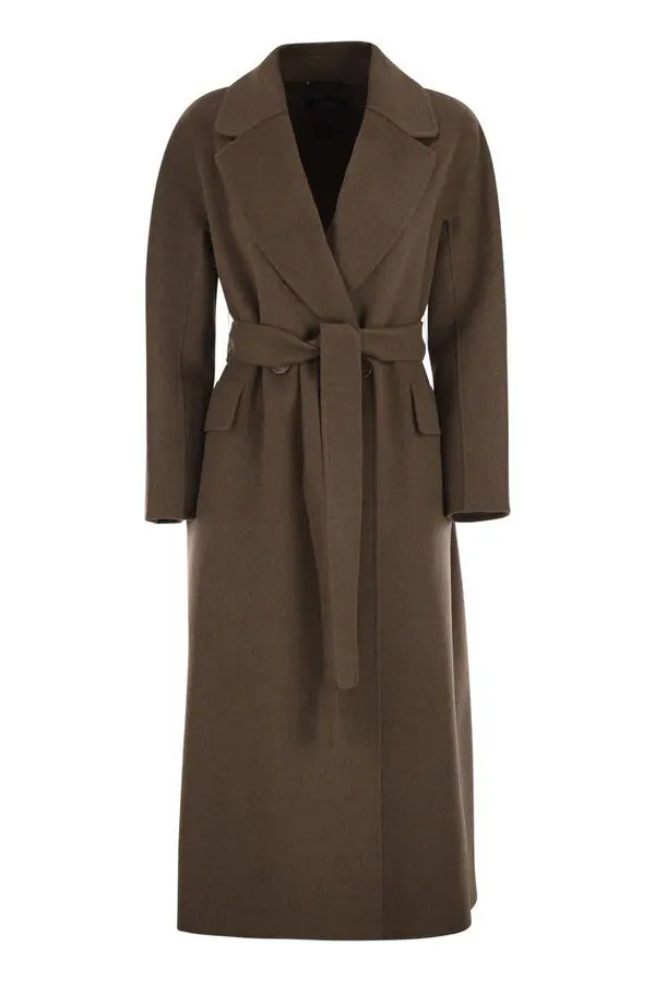 Max Mara Enzo Oversized Wool Coat - Brown
