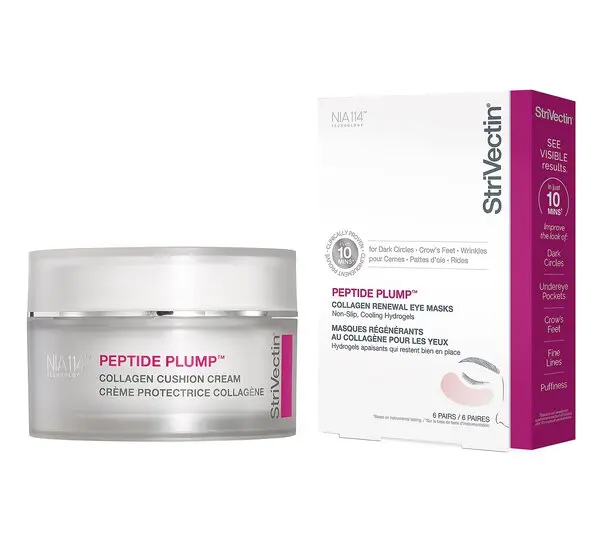 Strivectin Peptide Plump Collagen Cream & Eye Mask Set