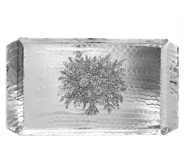WENDELL AUGUST Floral Bouquet Design Hostess Tr Ay