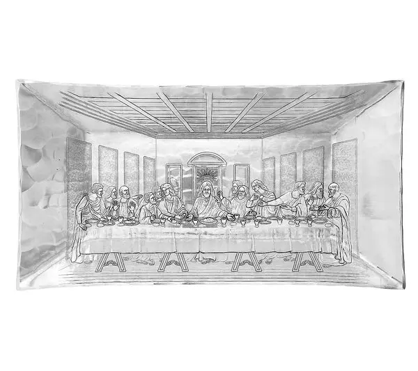 WENDELL AUGUST Last Supper Design Small Horizon Tray