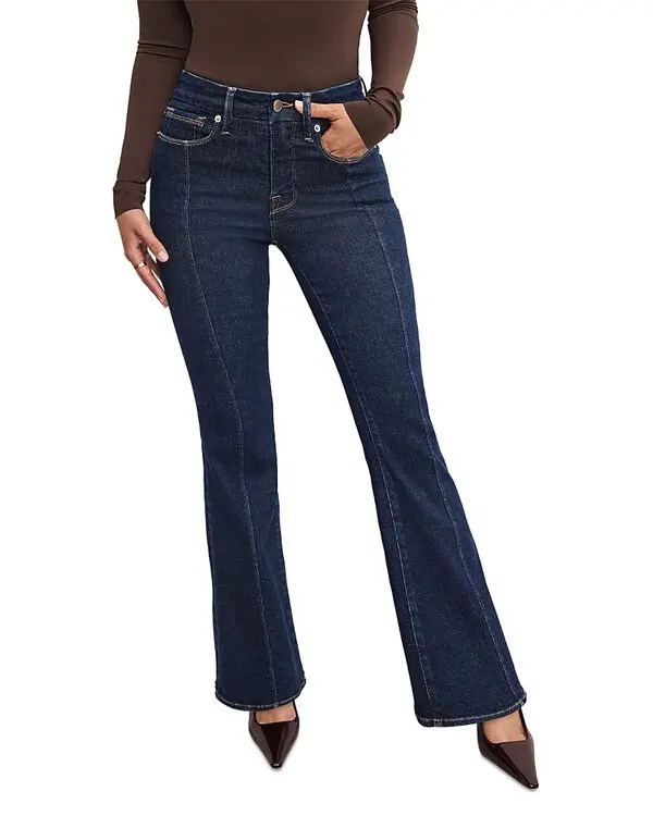 Good American Good Petite Flare Jeans