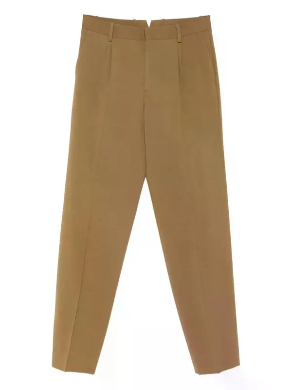 CELLAR DOOR Pleated Trousers - Brown