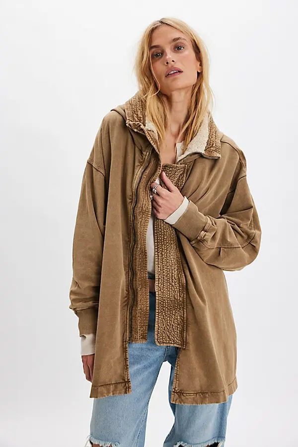 Free People Fp One Cedar Jacket - Swiss Cocoa